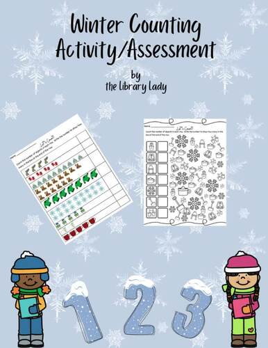 Winter Counting 1-20 Activity and Assessment Pack | TPT