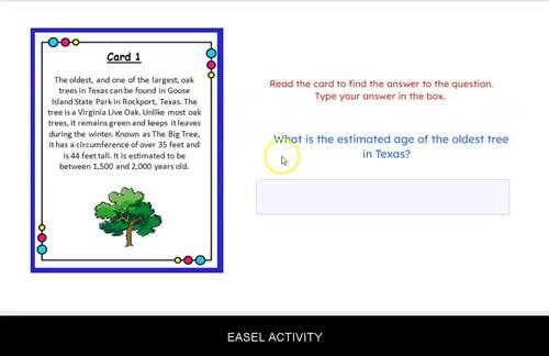 Texas Fun Facts Scavenger Hunt with Easel Option by CarolJ Creations