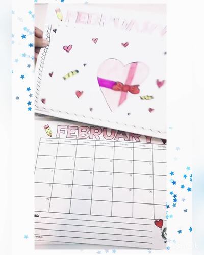 Directed Drawing Calendar Christmas Gift for Families Monthly 2025 Calendar