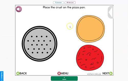 Following Directions Speech Therapy Pizza Listening Critical Elements ...