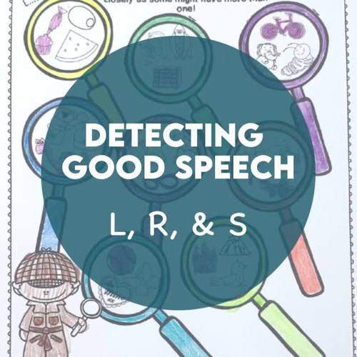 NO PREP Articulation for L, R, and S Detectives are on the case for ...