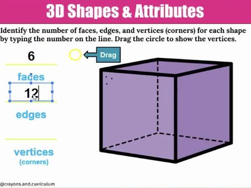Math: Google Slides 3D Shapes Geometry (Distance Learning) | TpT