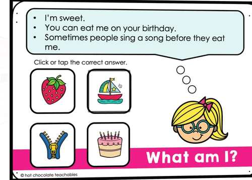 What am I? ESL Vocabulary Guessing Game BOOM CARDS - OBJECTS | TPT