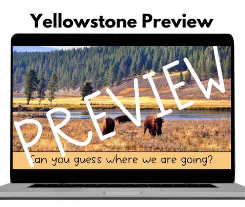 Virtual Field Trip National Park Bundle no prep! Yellowstone, Grand ...