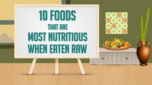 10 Foods that are Nutritious When Eaten Raw movie MP4 | TPT