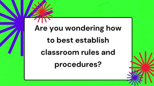 Establishing Classroom Rules & Procedures by Lifting Hearts and Hands