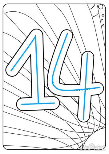 Tracing Numbers 0 - 20 Pop Art Coloring Pages| Print, Doodle & Color ...