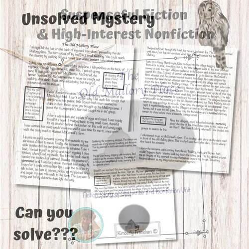 Short Story & Nonfiction Passage High School Reading Comprehension ...