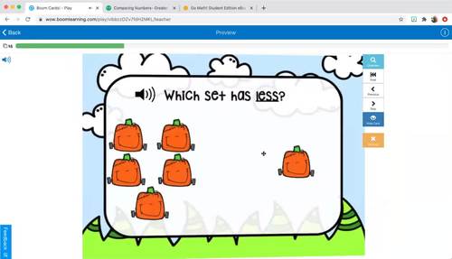 Comparing Numbers- Greater Than, Less Than #0-5 Boom Cards, Digital ...