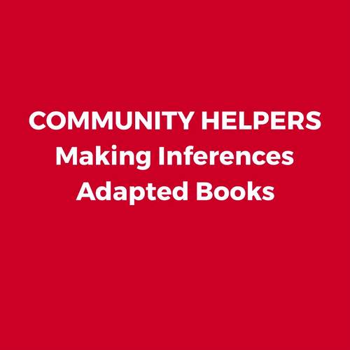 Community Helpers Adapted Books by File Folder Heaven | TPT