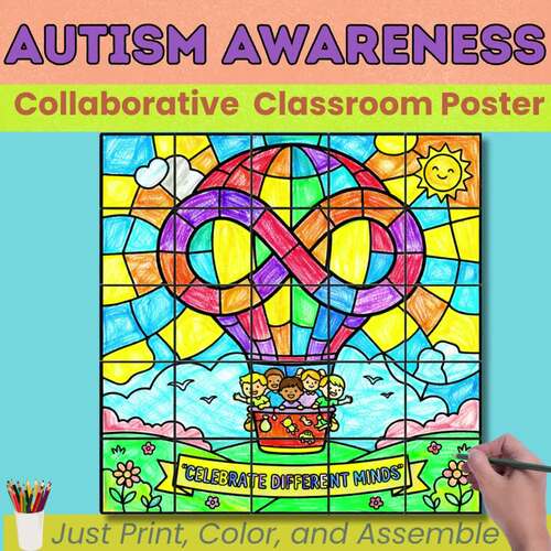 Autism Awareness Month Collaborative Poster | Celebrate Different Minds ...