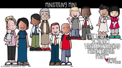 Ministering clip art, LDS, Relief Society Mini by Melonheadz Clipart