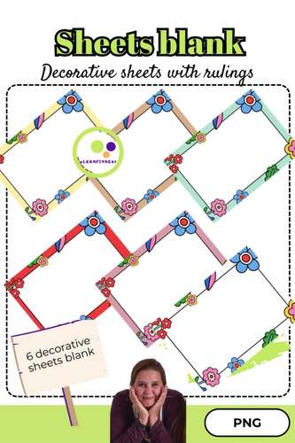 Blank Decorative Writing Sheets | Spring-Themed Printable Paper ...