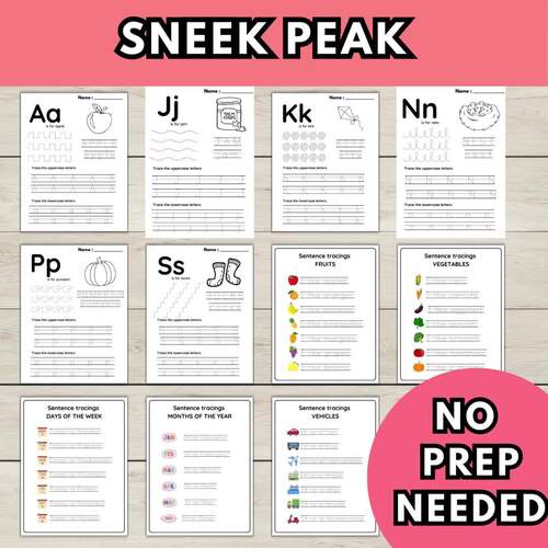 Ultimate Alphabet Tracing Kit – 26 Letters, Upper & Lower Case, Tracing ...