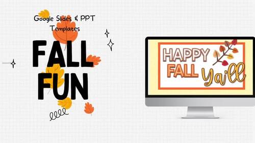 Fall Fun Slides Templates for Google Slides ™ and PPT by Kim Solis