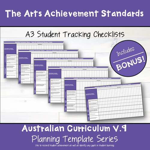 V9 Australian Curriculum THE ARTS ACHIEVEMENT STANDARD CHECKLISTS ...