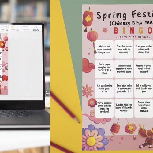 Spring Festival Bingo | Chinese New Year Activity | Lunar New Year ...