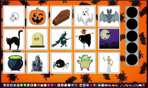 Cariboo Halloween Vocabulary: Digital Candy Hunt Game by The Happy Bee SLP