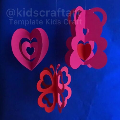 BUNDLE Valentine’s Day Butterfly Bear Heart Valentines Craft Classroom ...