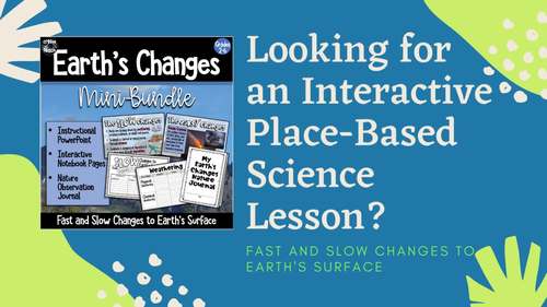 Changes to Earth's Surface, Fast and Slow: Interactive Unit and Activities