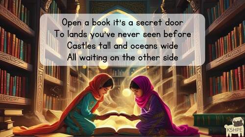 Music: Magic Pages Song Classroom Songs Reading Lyrics Sing-along Library