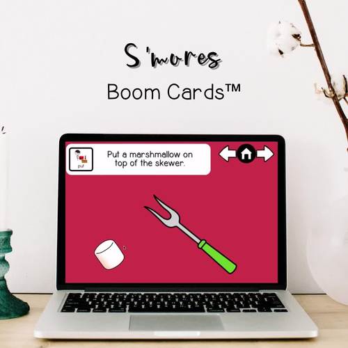 Smores Following Commands Sequencing Retell Speech Therapy No Prep Boom ...