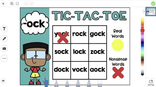 Short O Word Families Digital Distance Learning {Seesaw, Google Slides}