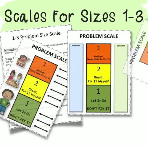 PROBLEM SIZES Scales & Activities - Differentiated Scales for Self ...