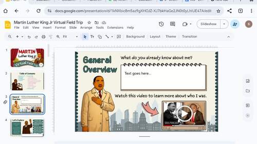 Martin Luther King Jr Virtual Field Trip | Black History Month Digital ...