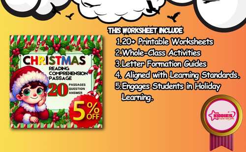 Christmas Non Fiction Reading Comprehension Passage, Questions 3rd,4th ...