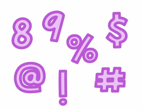 Purple Bulletin Board Letters, Purple Alphabets, Boho Decorative Alphabets