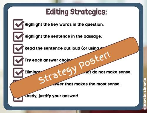 8th Grade EDITING Set #6 STAAR Practice integrated with Science TEKS