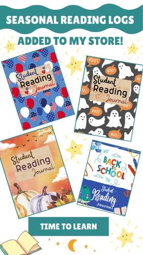 Halloween Reading Log, Reading Log with Parent Signature, Reading Log ...