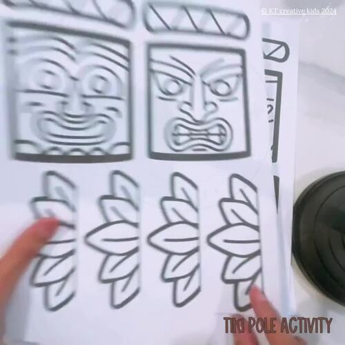 Tiki Pole SEL Craft & Writing: Identify Feelings | Emotion Activity for ...