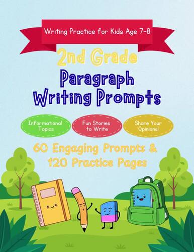 2nd Grade Writing Prompts | Paragraph Practice | Opinion, Narrative ...