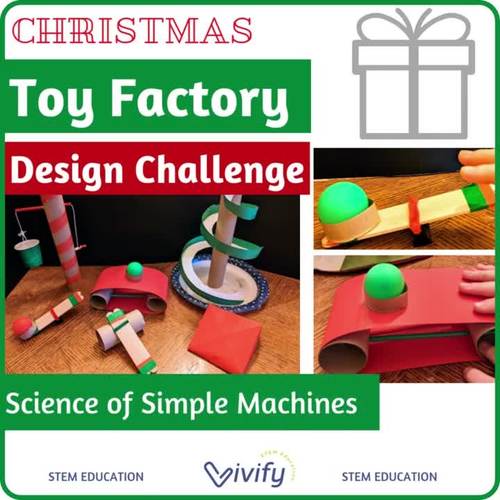Christmas STEM: Toy Factory Engineering Challenge by Vivify STEM