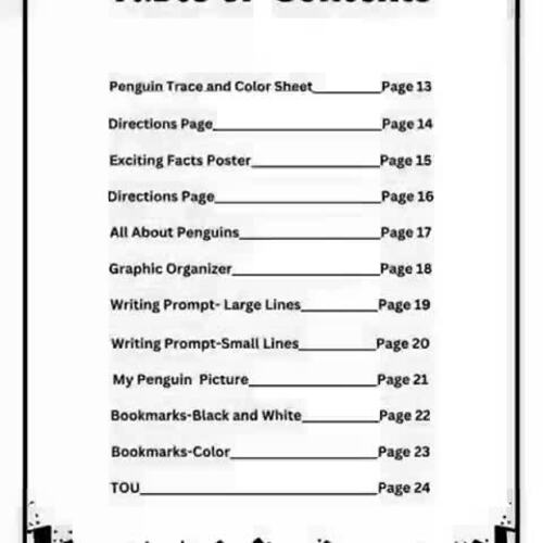 Polar Bear and Penguin Literacy Writing Prompts and Artic Animal Activities