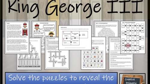 King George III Escape Room Activity by Creative Primary Literacy