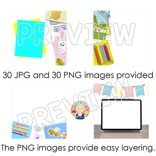 Easter and Spring Mockups by Star Kids by Naomi | TPT