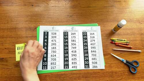 Editable Place Value 3D Fall Craft Activities for 2nd Grade | TPT