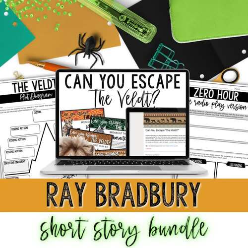Ray Bradbury Short Story Activities & Escape Rooms by Hey Natayle