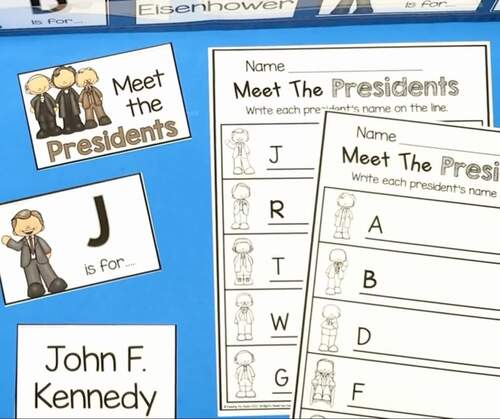 President's Day Task Cards game Kindergarten First Grade Learn the ...