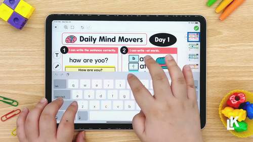 Digital Morning Work Bundle - Google Slides™ & Seesaw™ by Lyndsey Kuster