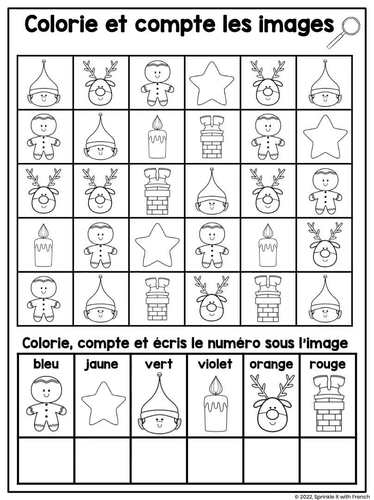 French Christmas Activity Pack | Noël J'ai Fini Printables | TPT
