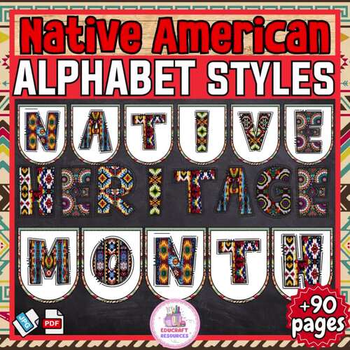 Native American Heritage Month Bulletin Board | Lettering styles ...