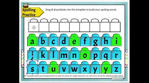 Spelling Activities for Any List of Words | PowerPoint Version | TPT