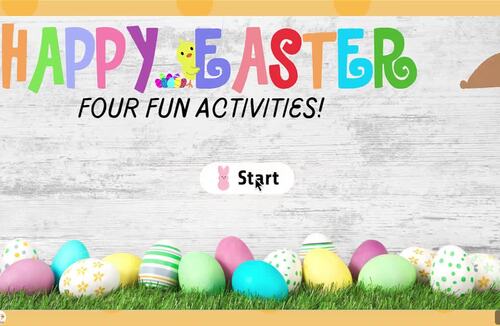 Easter! A Collection of Digital Activities - printable pdfs included!