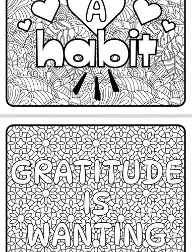 Gratitude Coloring Pages, Thanksgiving Activities, Autumn Activity Sheet
