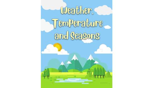 weather and seasons vocabulary by BIT BY KID'S BIT | TPT