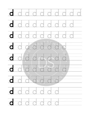 70 Pages Alphabet Numbers Shapes Tracing Worksheets - Handwriting Practice